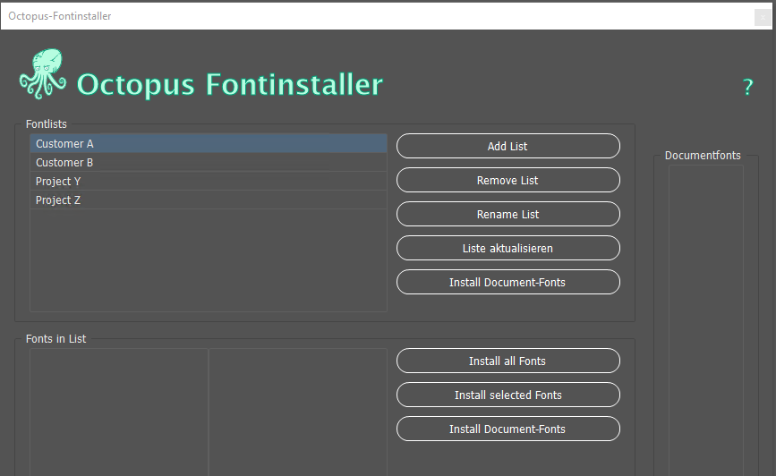 Script: Install fonts - Project Octopus